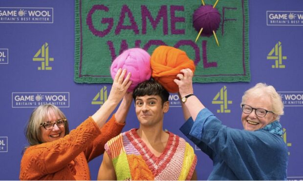 Game of Wool brings knitting fame Di Gilpin and Sheila Greenwell