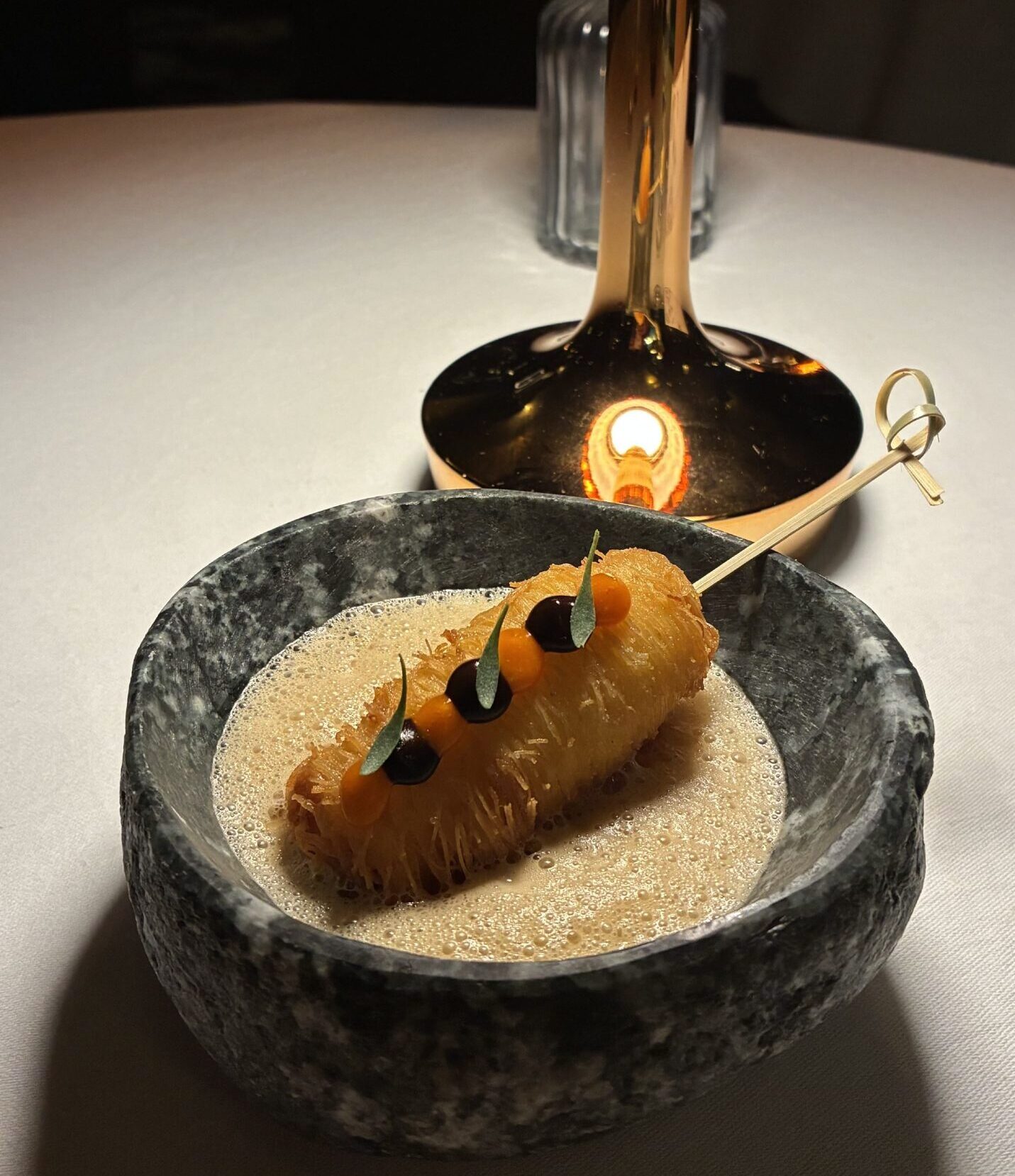 A love of fine dining at Sandemans restaurant in Fonab Castle