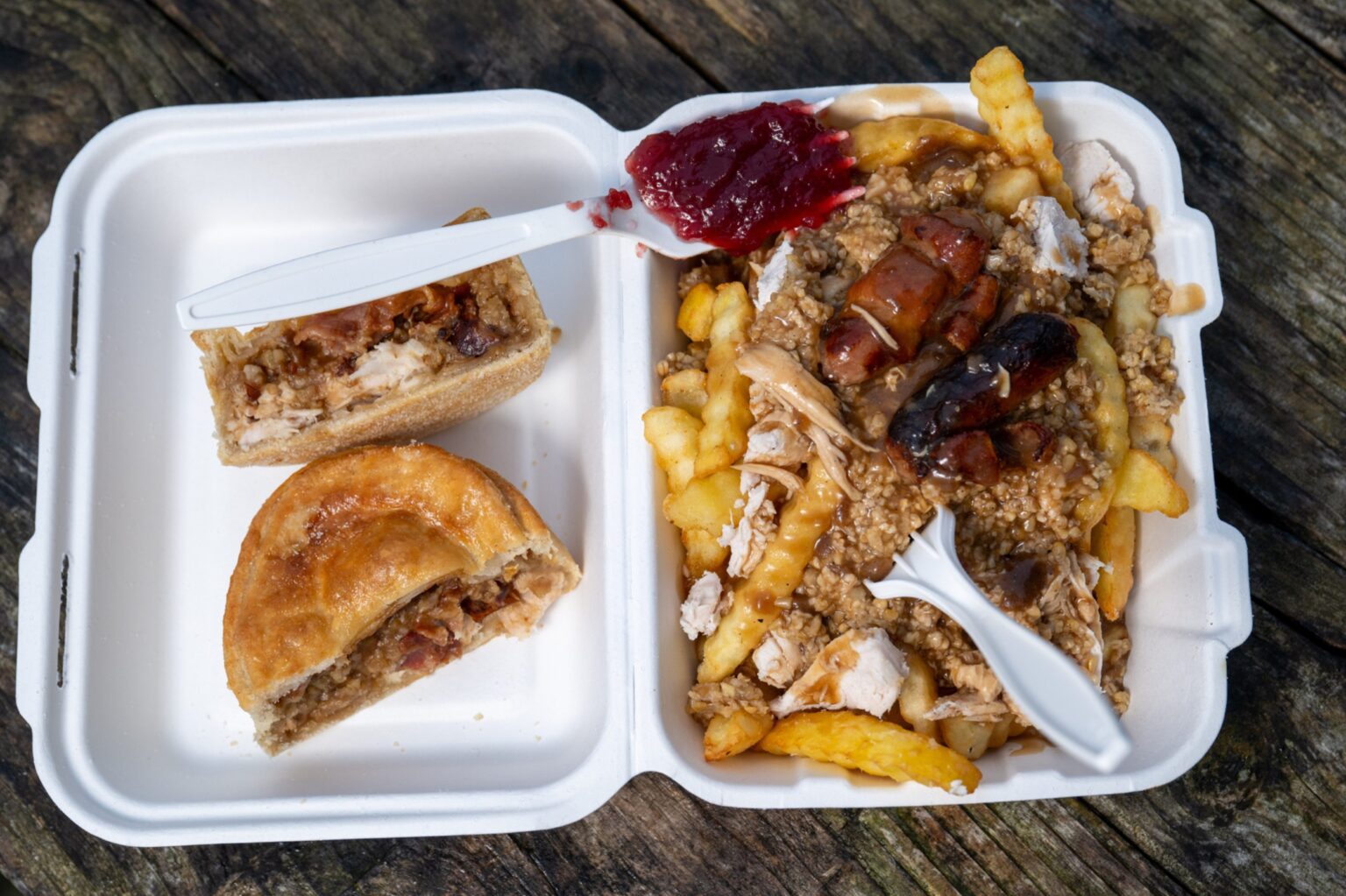 I review festive fries at institution The Shack Street Food Dundee
