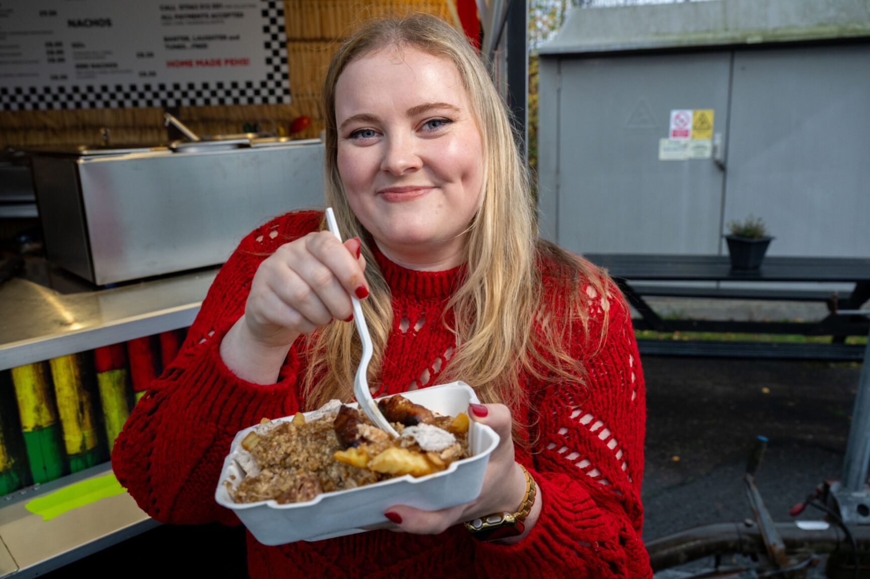 I review festive fries at institution The Shack Street Food Dundee