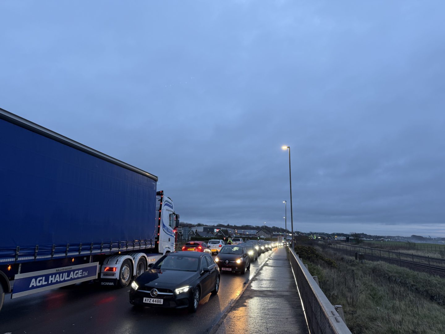 A92 near Arbroath reopens after crash between van and lorry