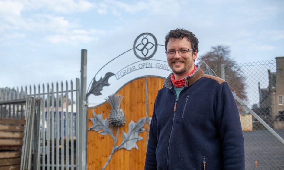 Forfar Open Garden starting to flourish at new location.
