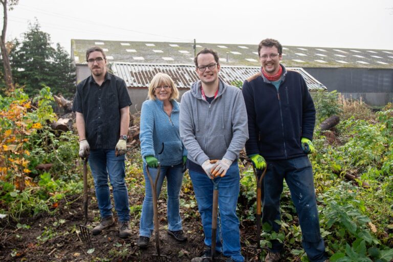 Forfar Open Garden starting to flourish at new location.