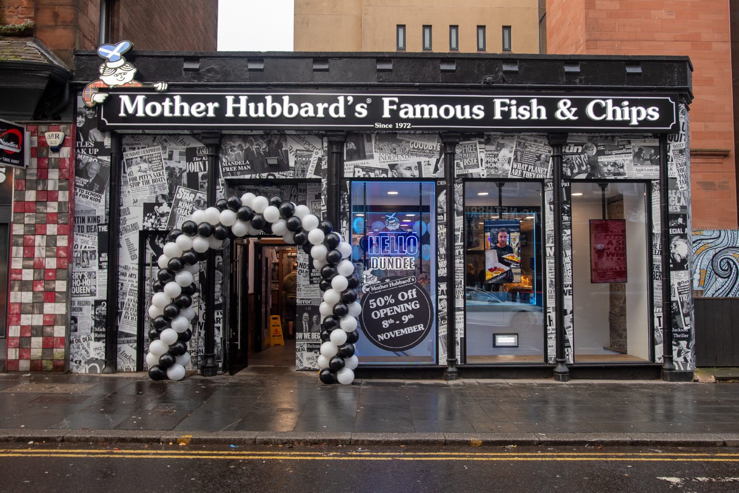First look as new chip shop Mother Hubbard's opens in Dundee