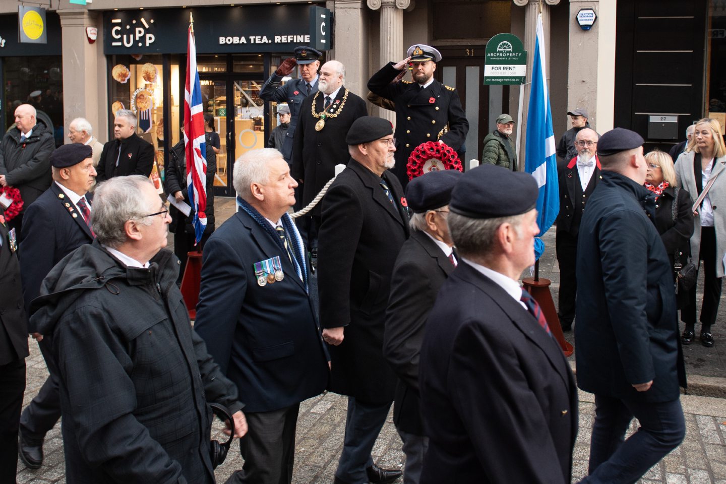 Dundee Remembrance Sunday parade in pictures