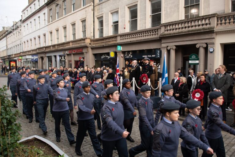 Dundee Remembrance Sunday parade in pictures