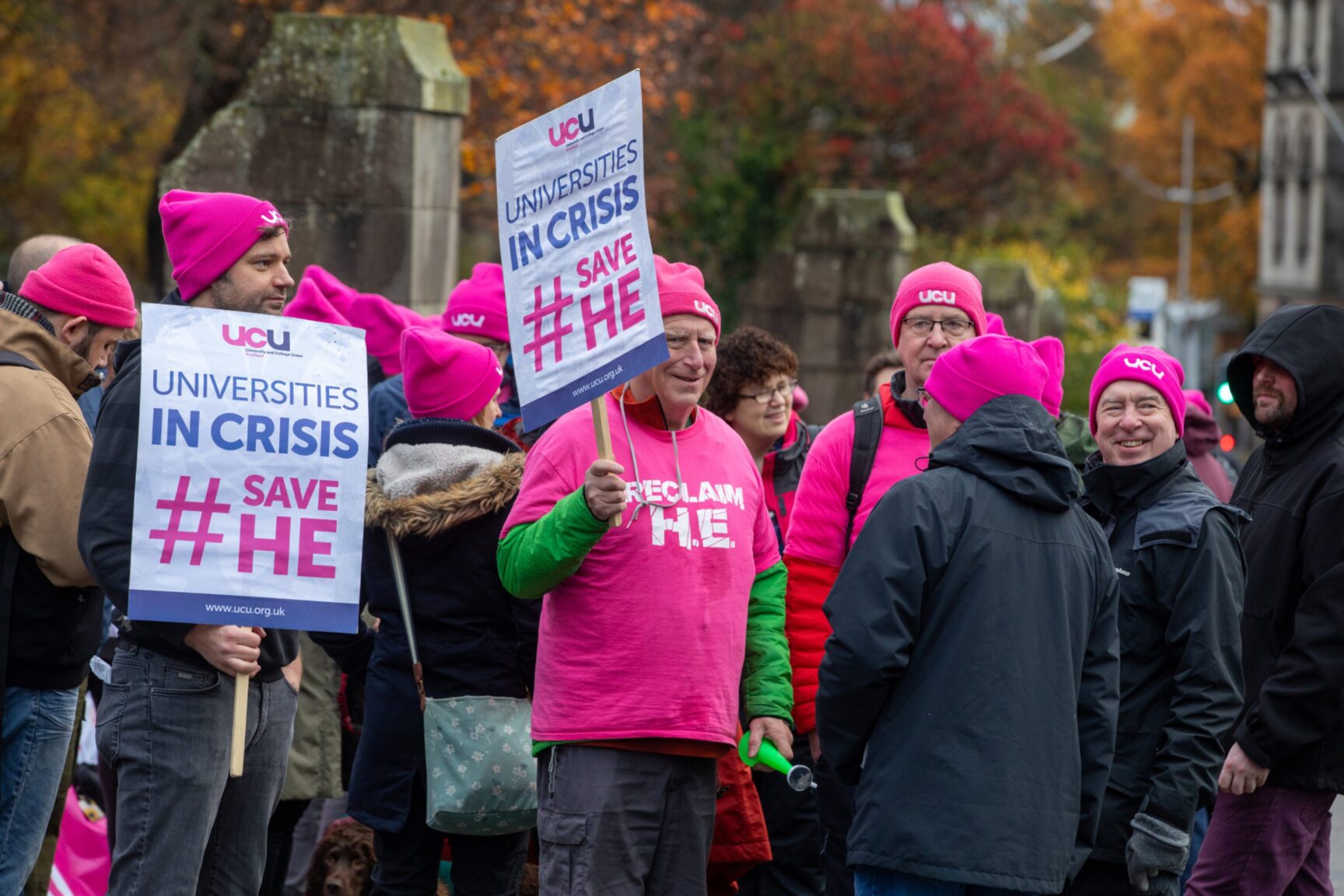 Dundee University strike as staff insist resolve 'as strong as ever'