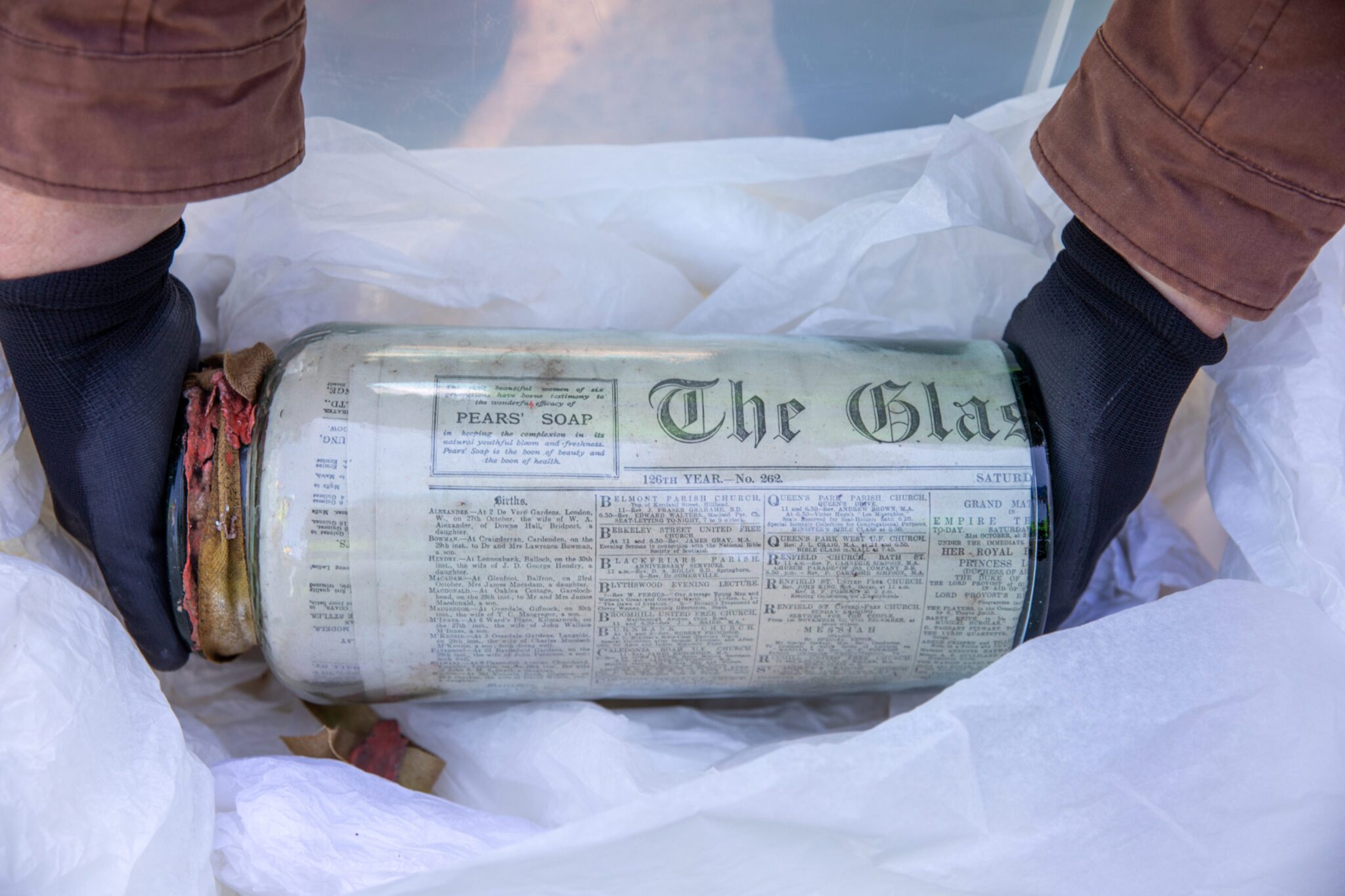 Perth school time capsule retrieved from burnt-out remains