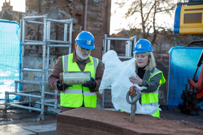 Perth school time capsule retrieved from burnt-out remains