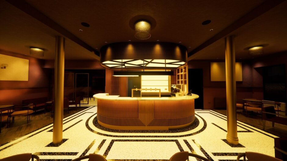 Designs revealed for glamorous 1930s-style Carnoustie bar