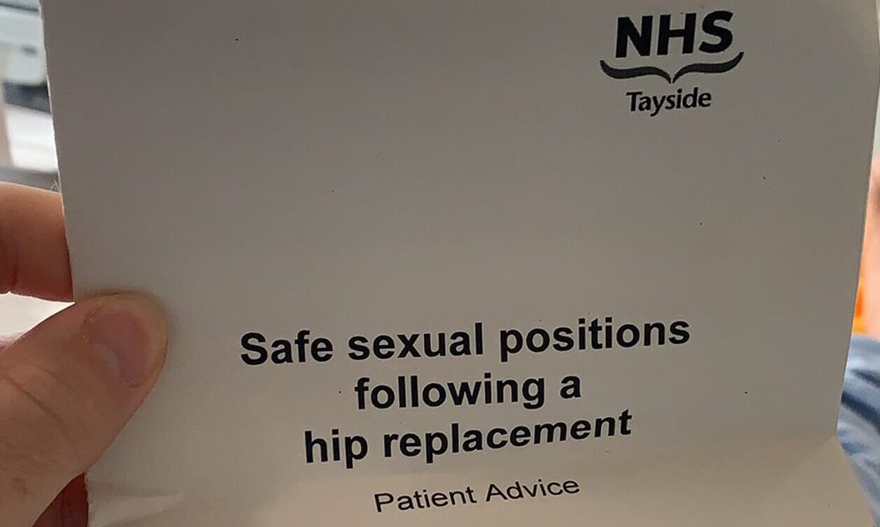 Story behind NHS Tayside 'sex positions after hip surgery' leaflet