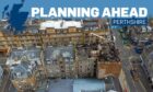 Perthshire planning: Fire-hit flats removal & holiday let hot-tub vow