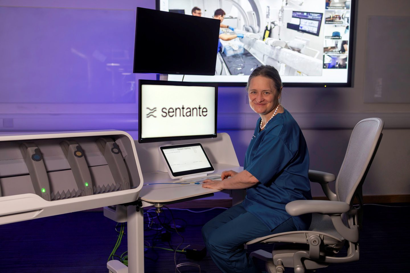 Dundee University professor in world-first remote stroke surgery