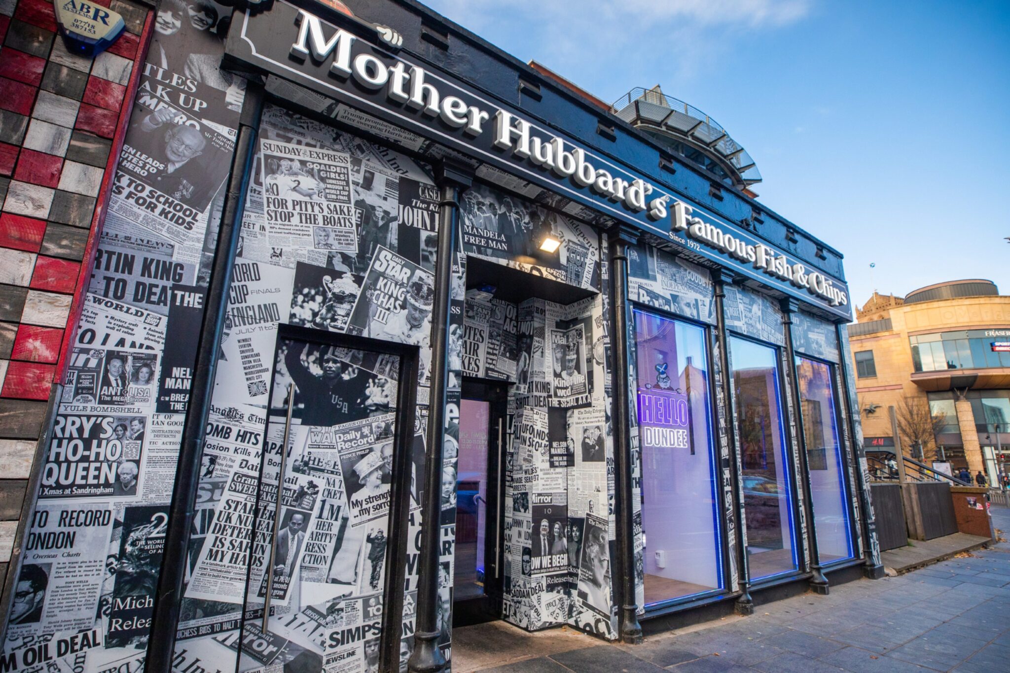 I review new Dundee chip shop Mother Hubbard's