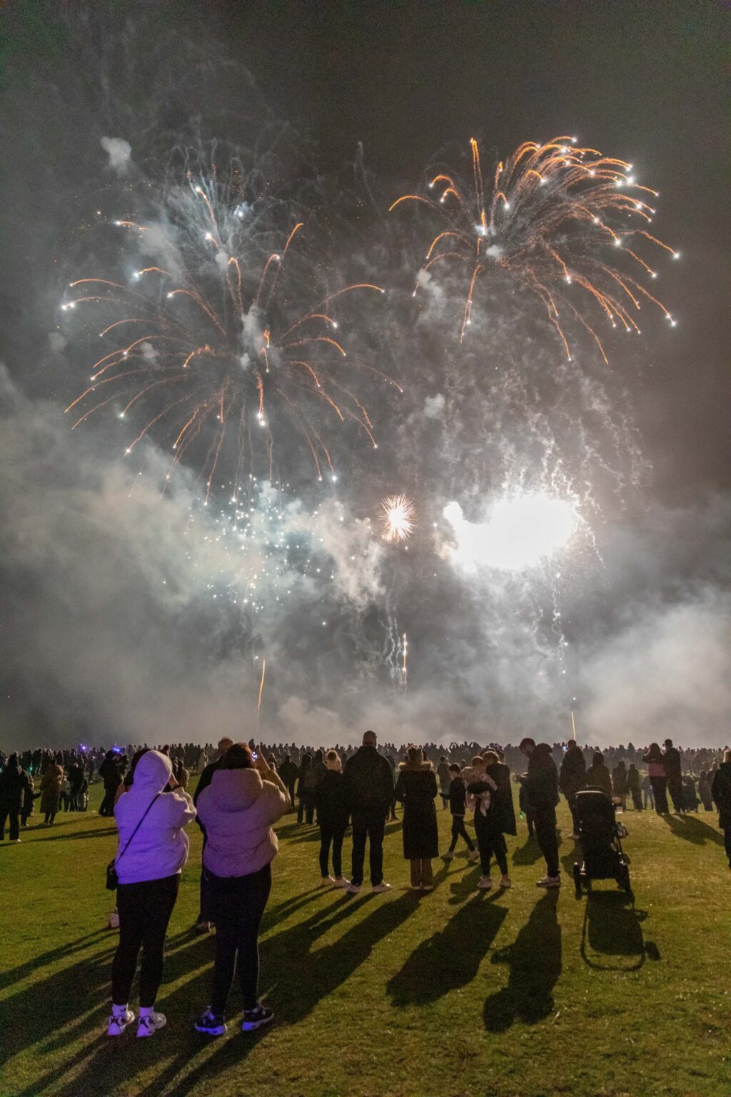 Pictures from Carnoustie's spectacular new fireworks display