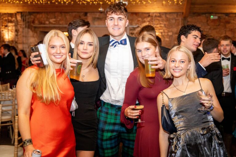 St Andrews Welly Ball is black tie and wellington boot event