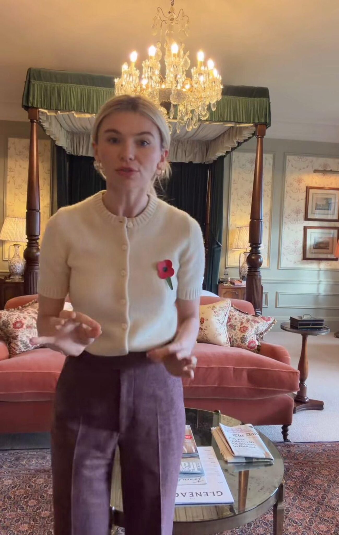 Georgia Toffolo says Gleneagles room 'most beautiful in world'