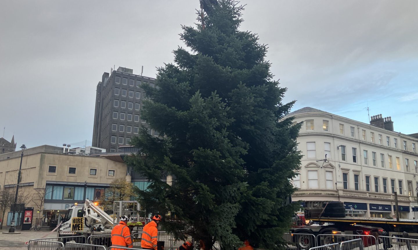 Photos as Christmas tree returns to Dundee's City Square