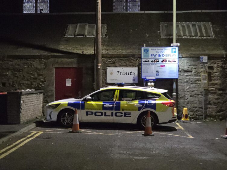 Perth church grounds taped off as police search path