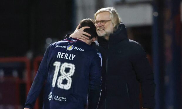 Steven Pressley hails 'real talent' Charlie Reilly after Dundee win