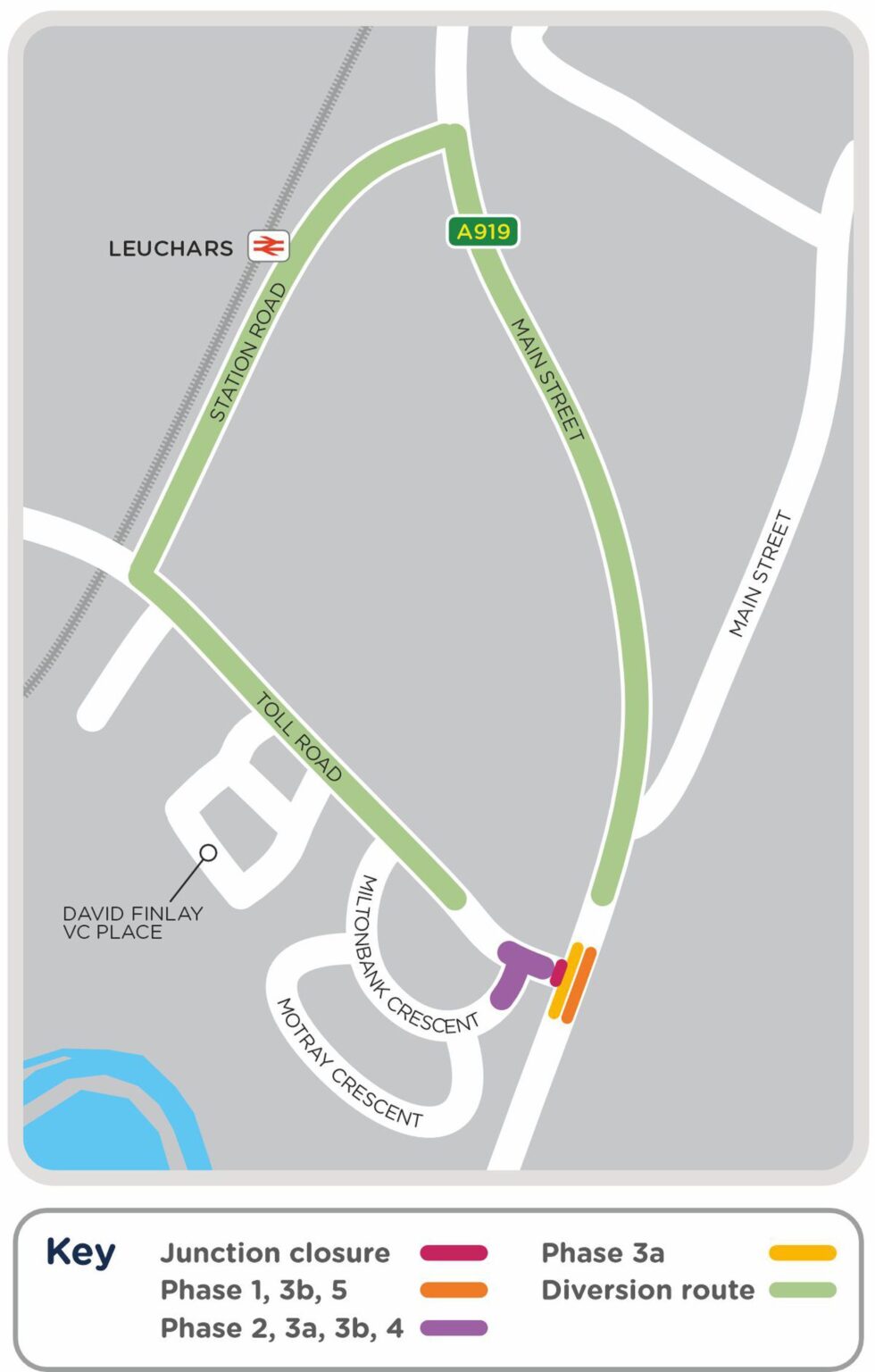 Road closures planned during 9 weeks of works in Guardbridge