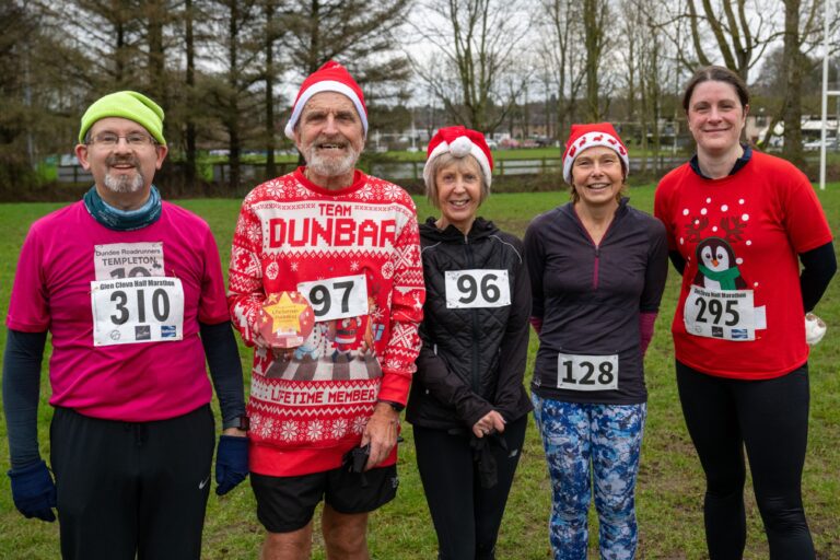Plum pudding race delights runners at Forfar club