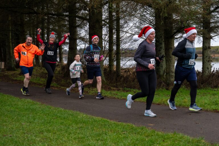 Plum pudding race delights runners at Forfar club