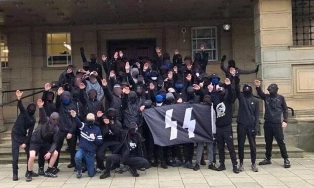 Man, 33, and 9 teens charged over ‘Nazi salute’ picture in Kirkcaldy