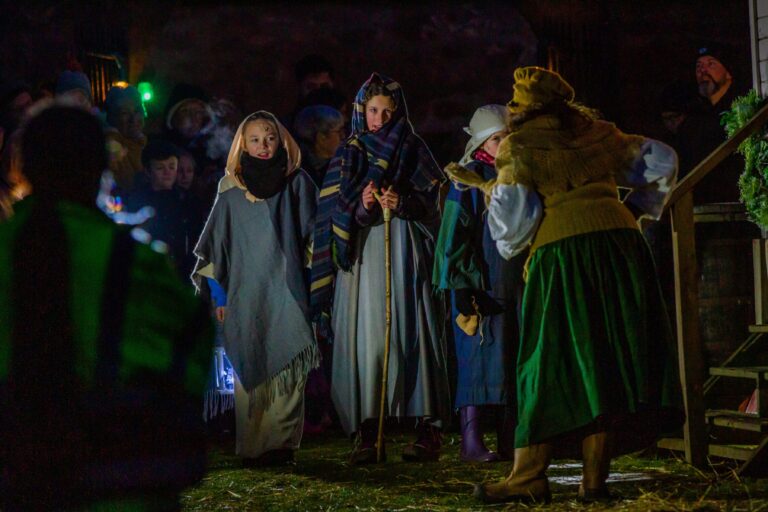 Fife nativity play brings Christmas story to life at Lindores Abbey