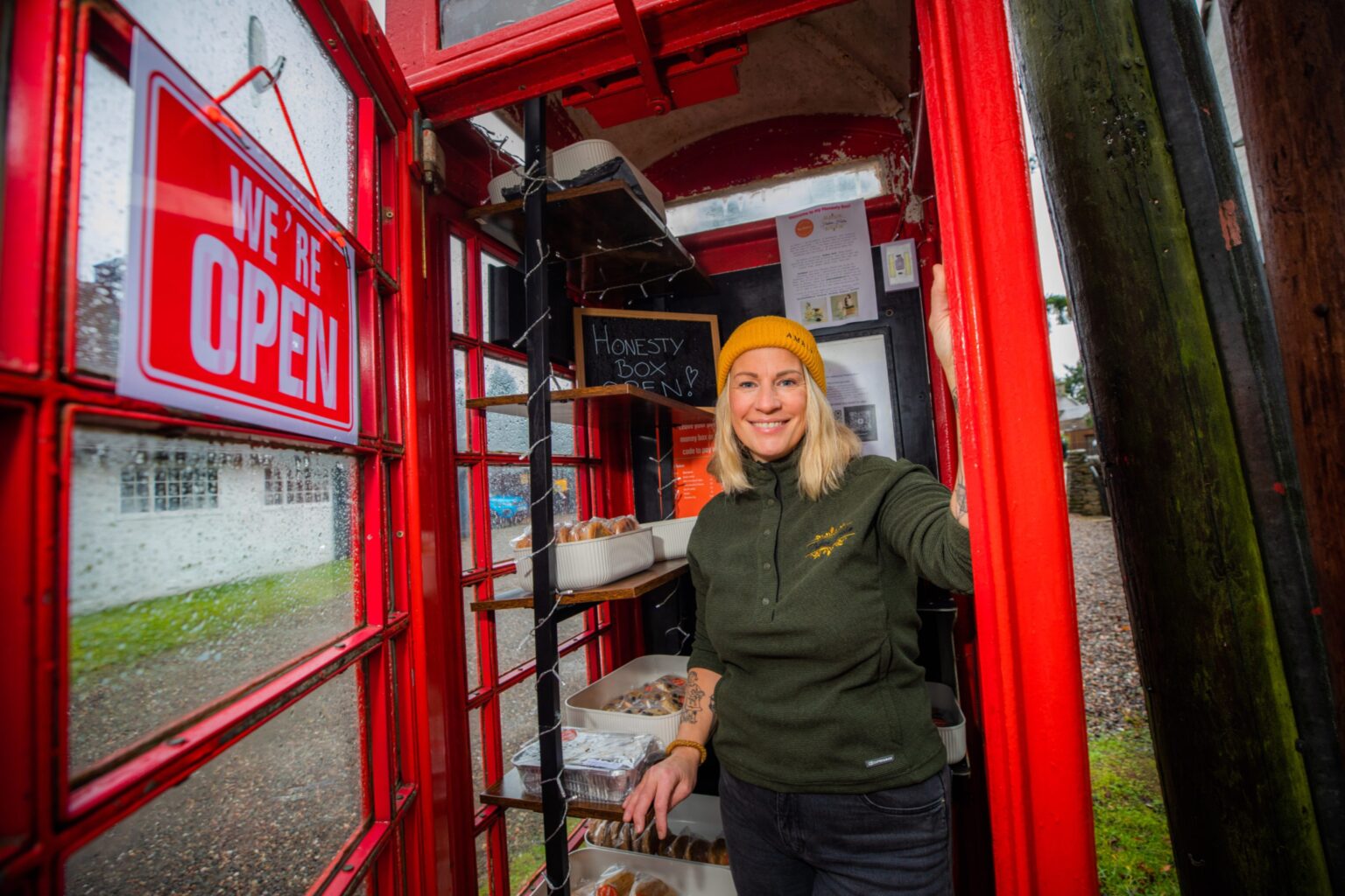 Forteviot phone box bakery home to Norwegian star's honesty box