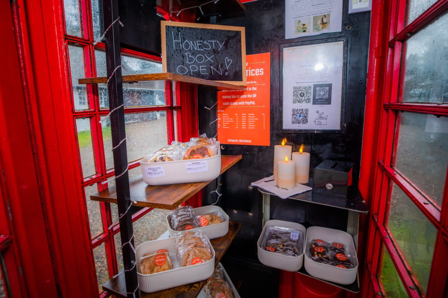 Forteviot phone box bakery home to Norwegian star's honesty box