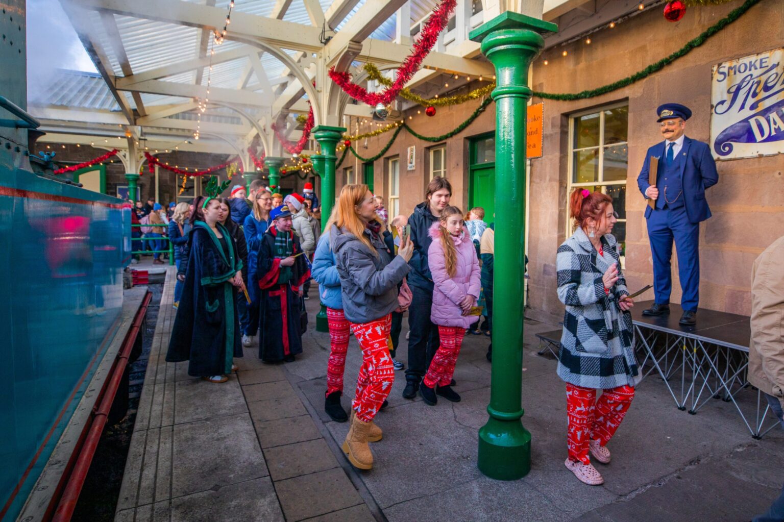 Polar Express train ride delights families in Brechin