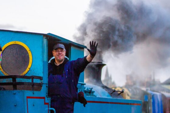 Polar Express train ride delights families in Brechin