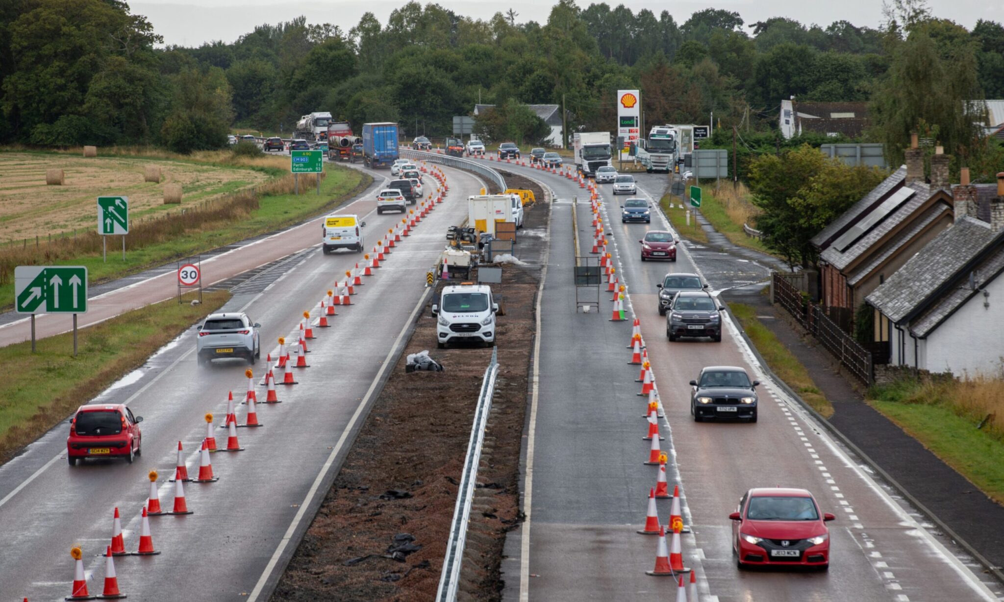 Delays expected during A90 Dundee and Perth roadworks