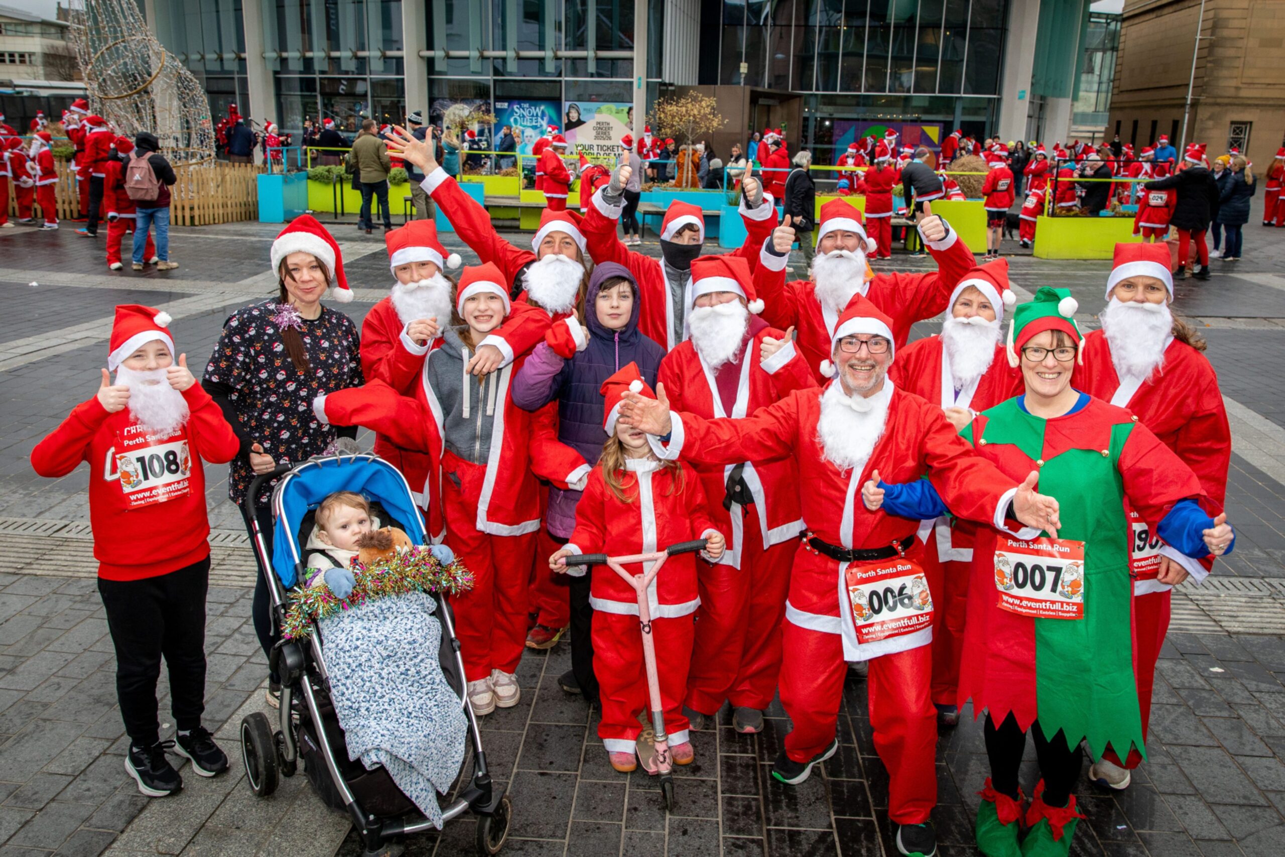 Gallery: Perth Santa Run 5km brings festive fun to city centre