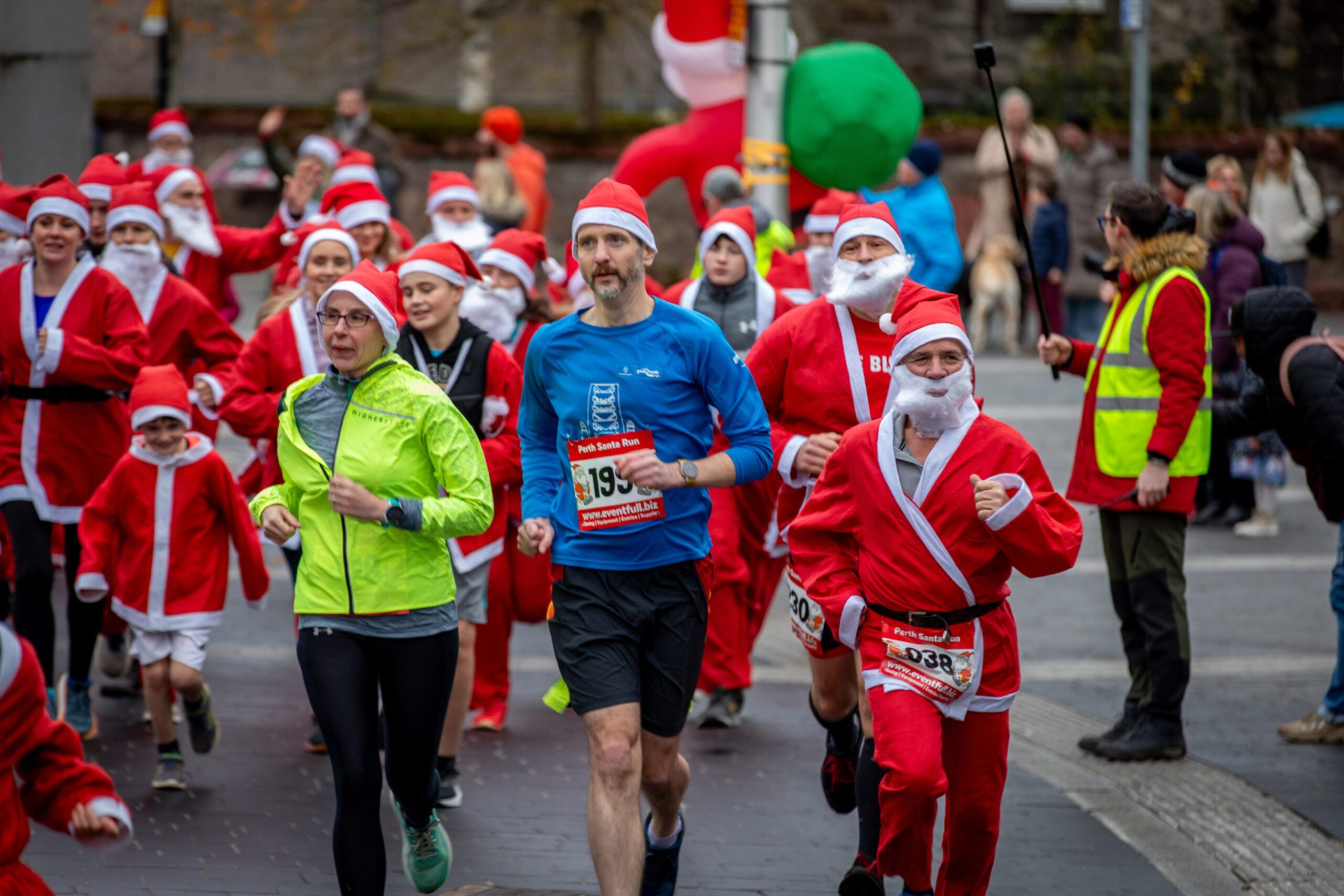 Gallery: Perth Santa Run 5km brings festive fun to city centre