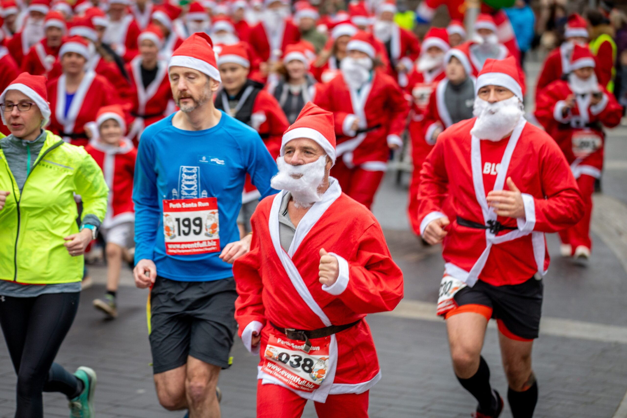 Gallery: Perth Santa Run 5km brings festive fun to city centre