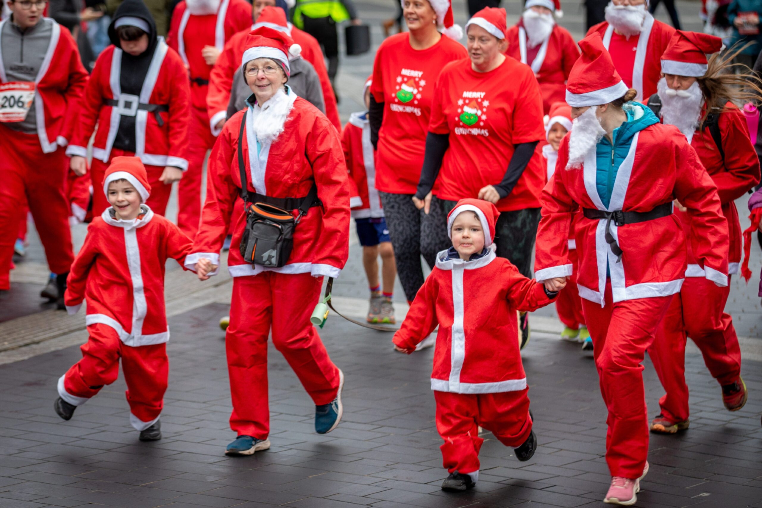 Gallery: Perth Santa Run 5km brings festive fun to city centre