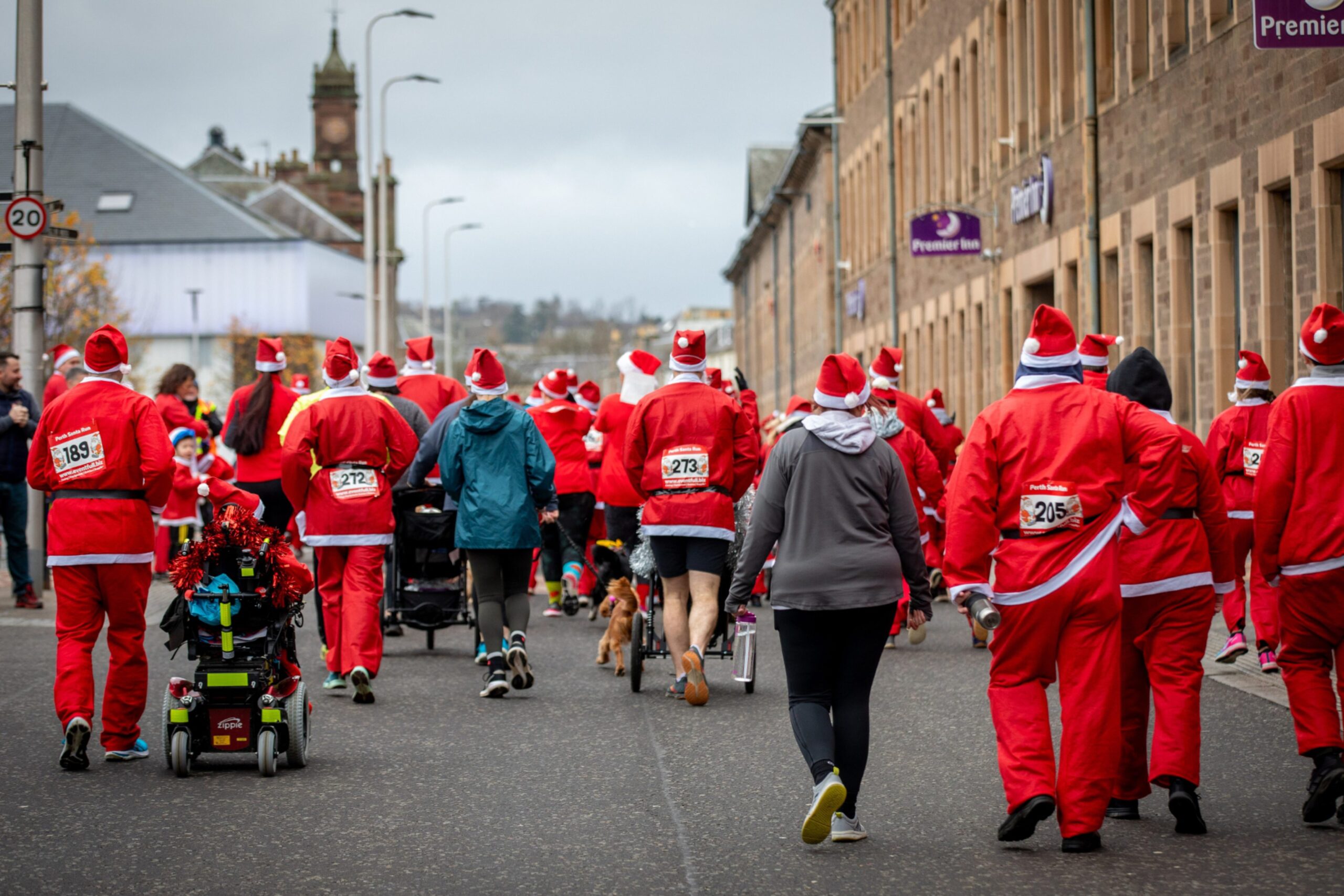 Gallery: Perth Santa Run 5km brings festive fun to city centre