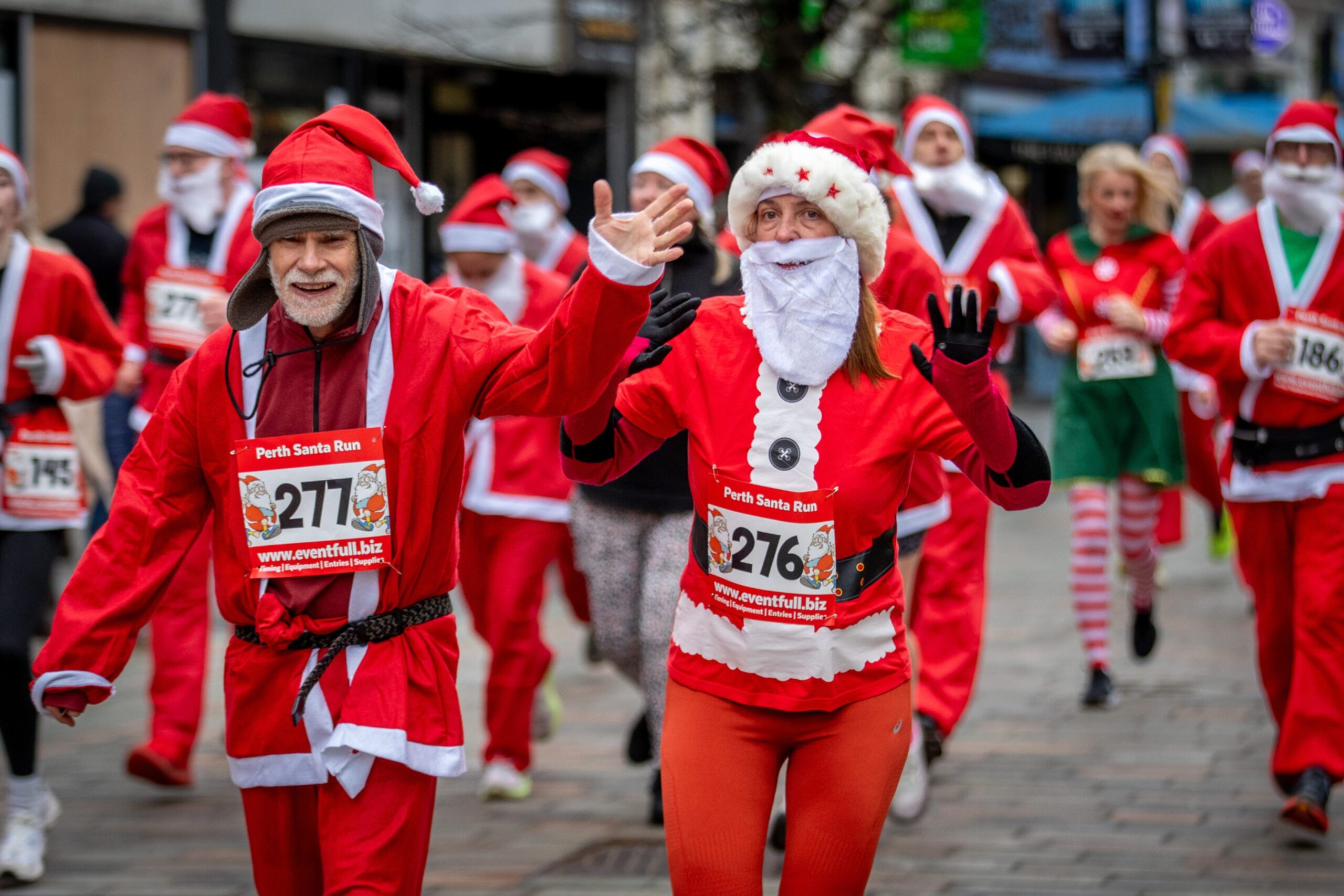 Gallery: Perth Santa Run 5km brings festive fun to city centre