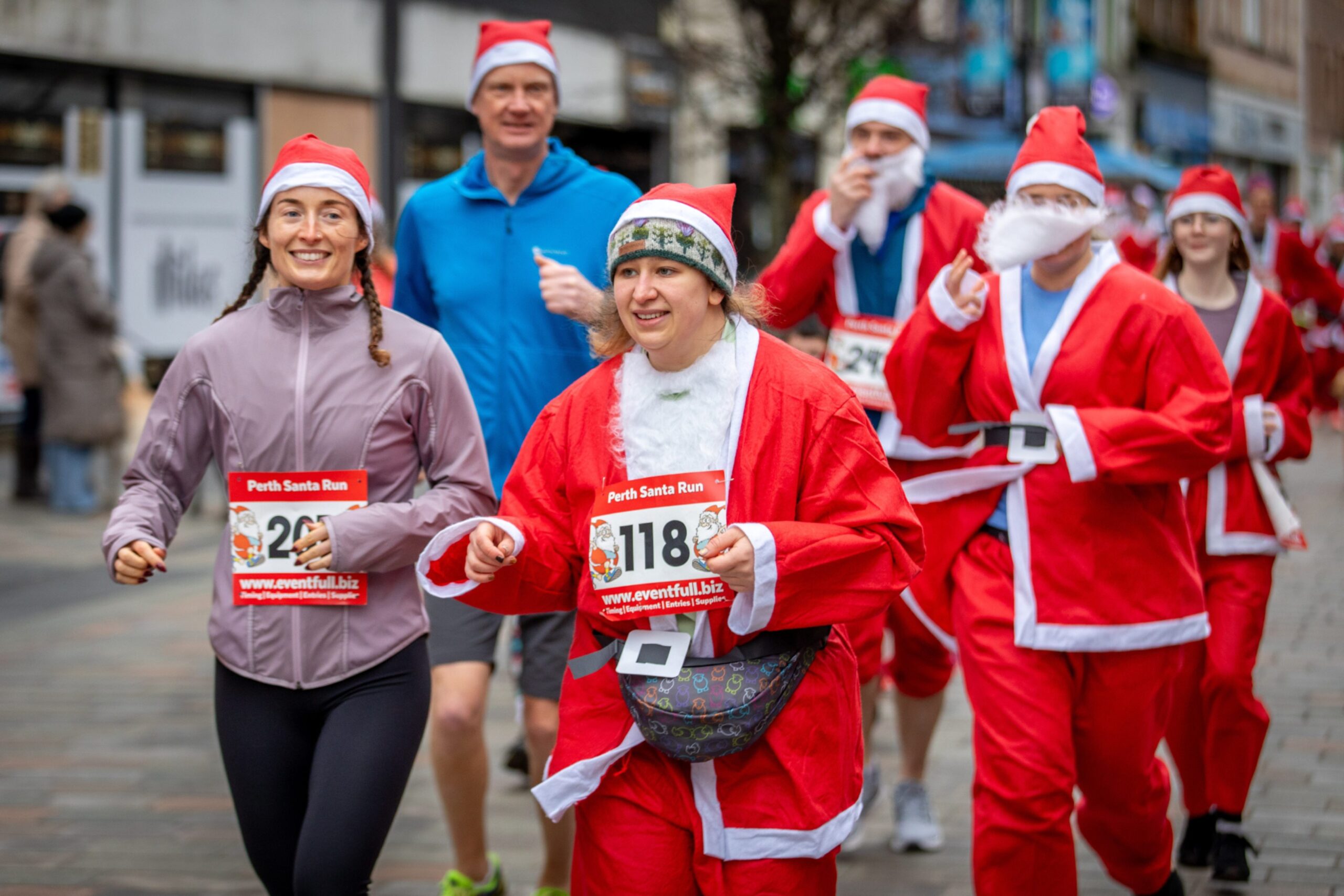 Gallery: Perth Santa Run 5km brings festive fun to city centre