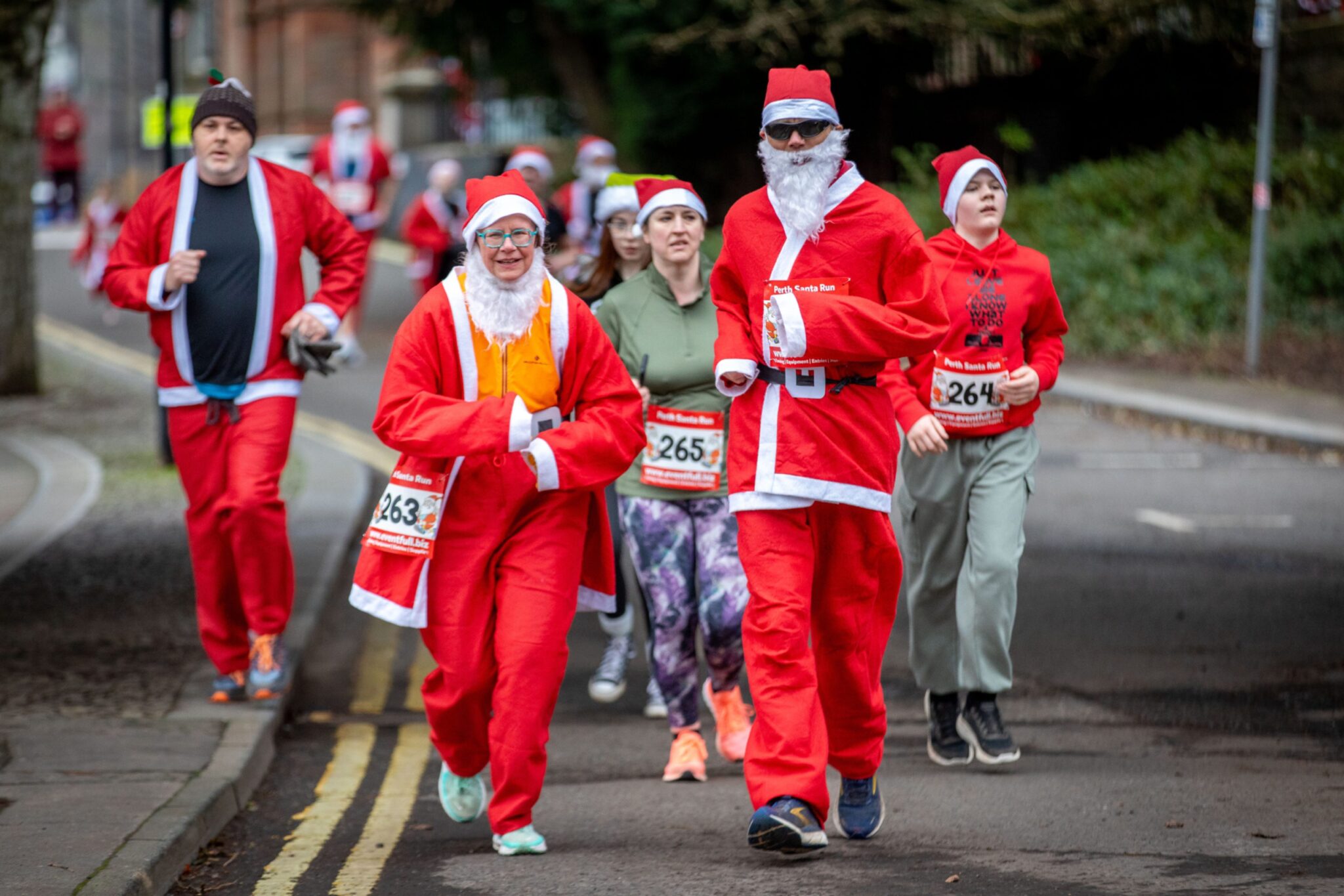 Gallery: Perth Santa Run 5km brings festive fun to city centre