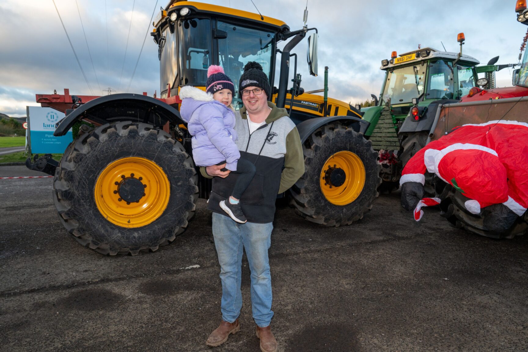 Strathmore tractor convoy travels through Angus towns and villages
