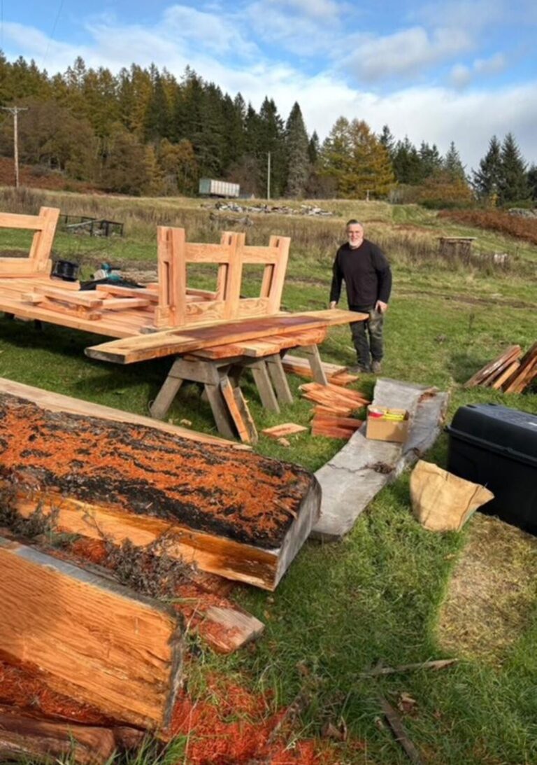 Dunkeld giant tree table is happy ending for Hermitage casualty