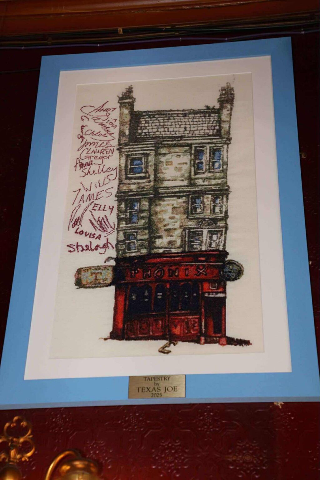Meet the Texan behind Dundee's Phoenix Bar tapestry