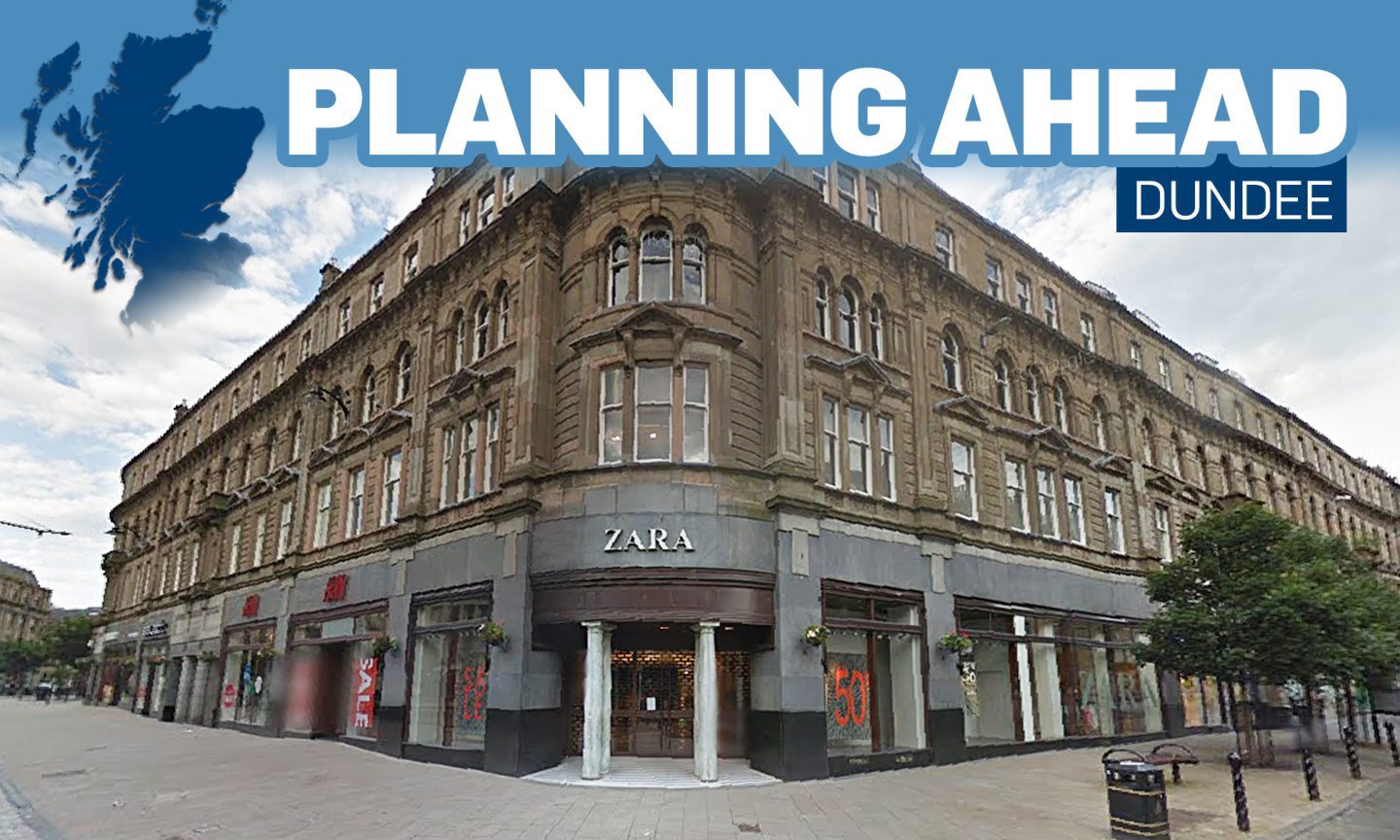Dundee planning: Offices planned for unit above former Zara shop