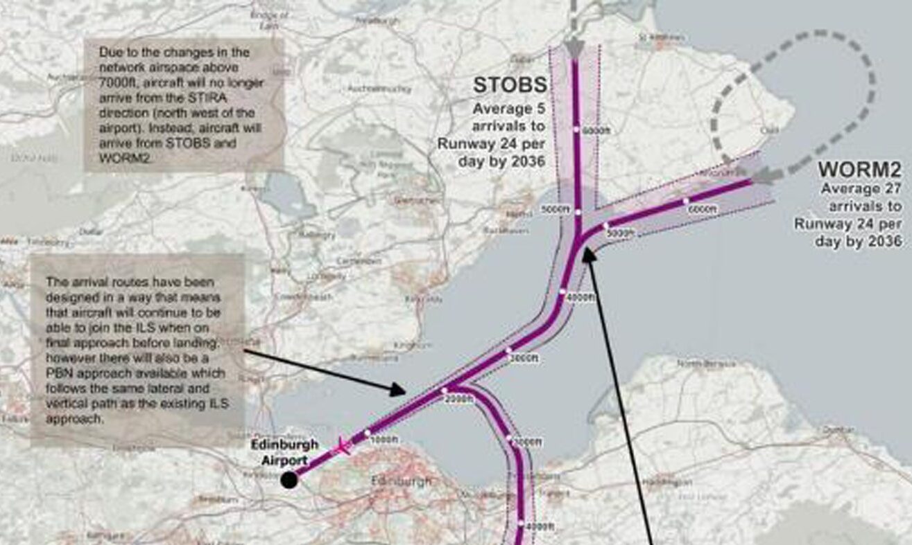 Explained: How new Edinburgh Airport flight paths will affect Fife