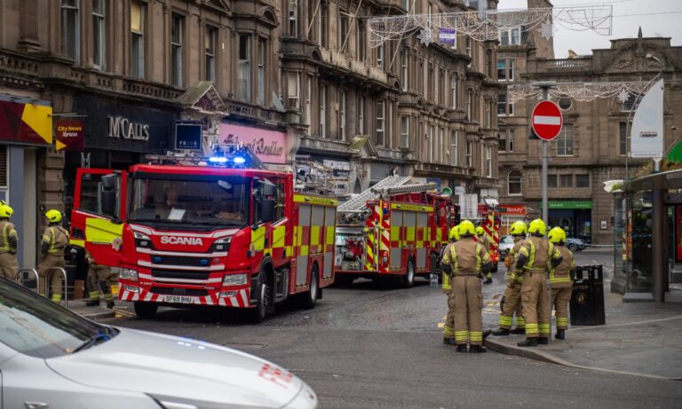 Three youths charged after major bin fires in Dundee city centre