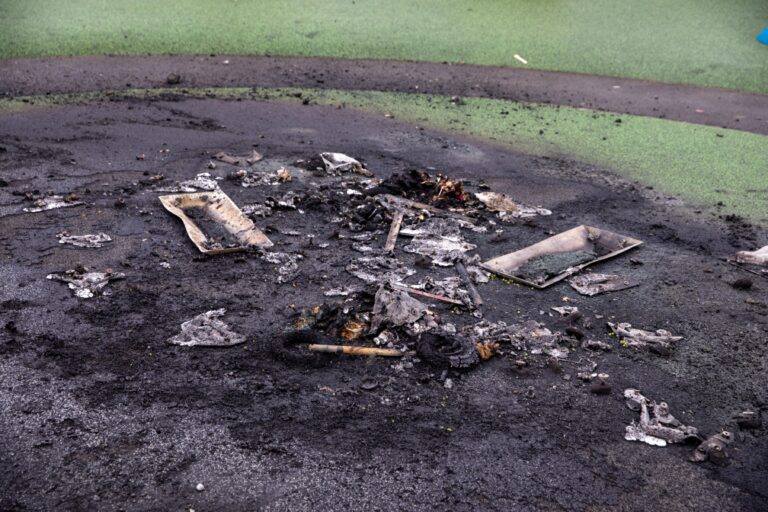 Fire breaks out at newly refurbished play park in Cowdenbeath