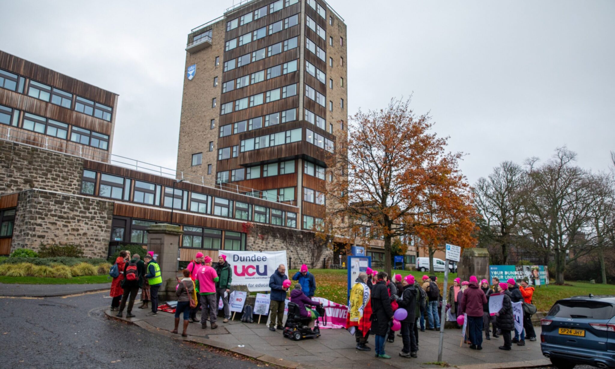 Dundee University staff strike today as union goes to Holyrood
